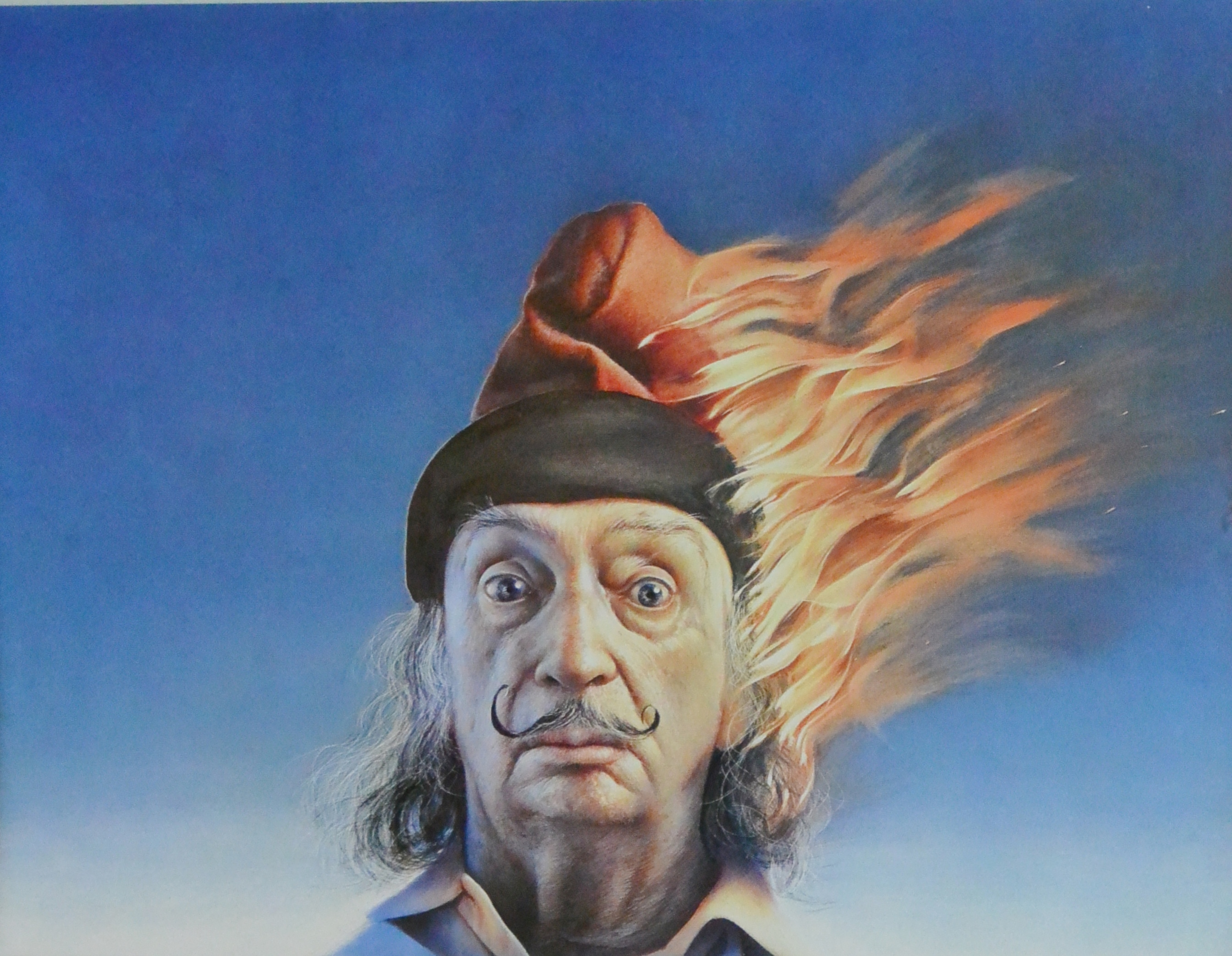 Gottfried Helnwein - "Salvador Dalí" cartel original - El Marco Verde ...