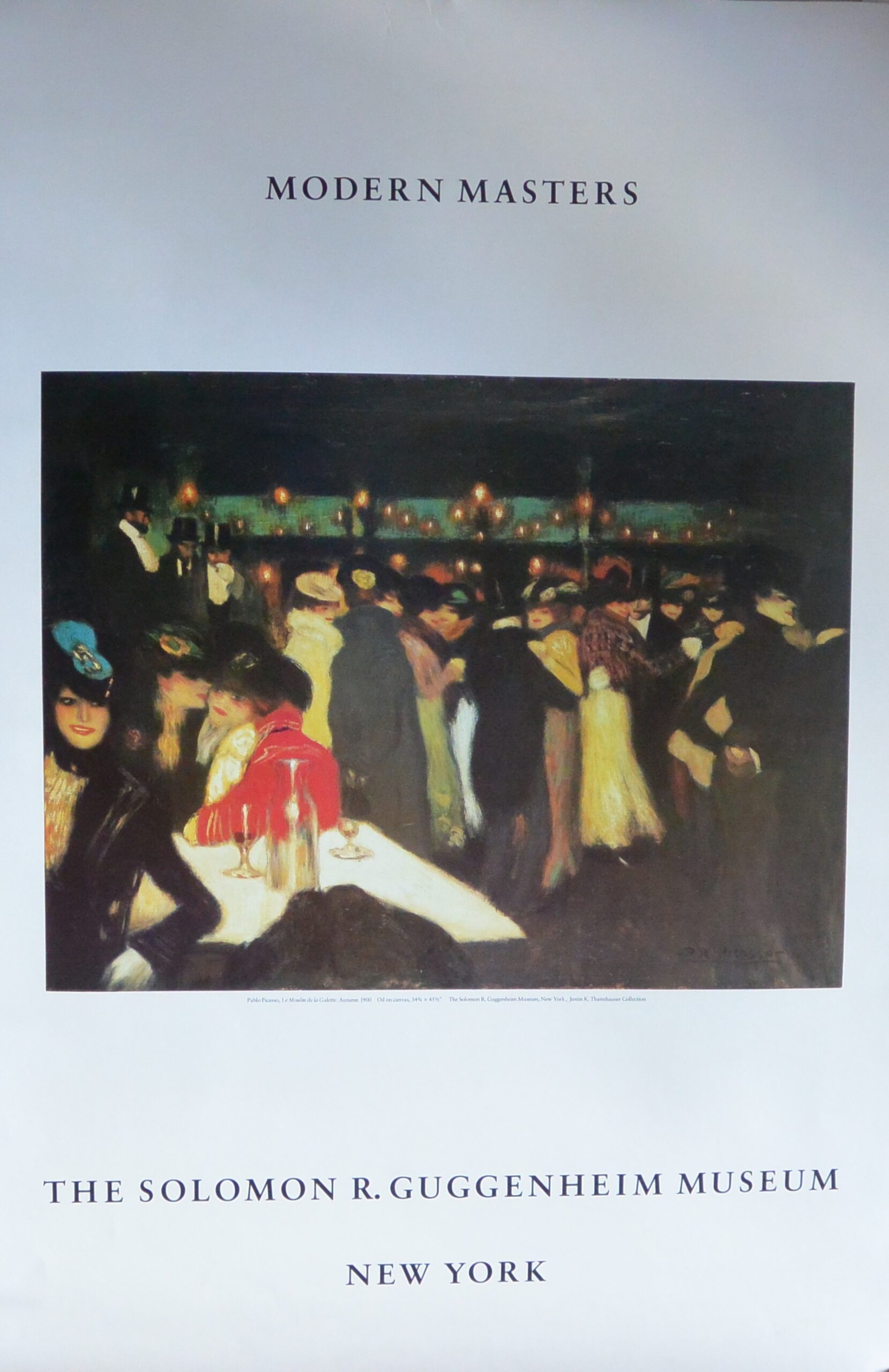 Pablo Picasso - "Modern Masters" Cartel original exposición en el ...