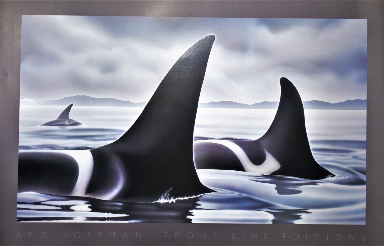 Art Hoffman - "Orcas" cartel original editado por Front Line editions ...