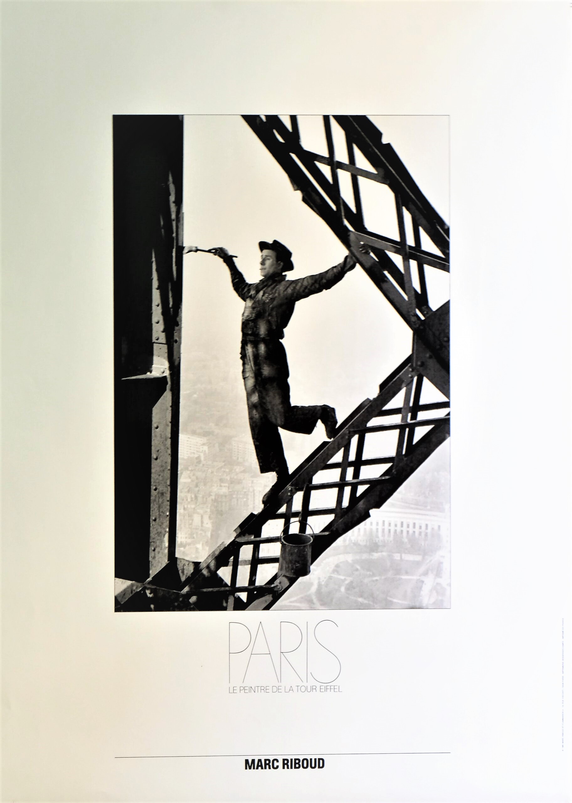 Marc Riboud - "Le peintre de la Tour Eiffel" cartel original editado ...