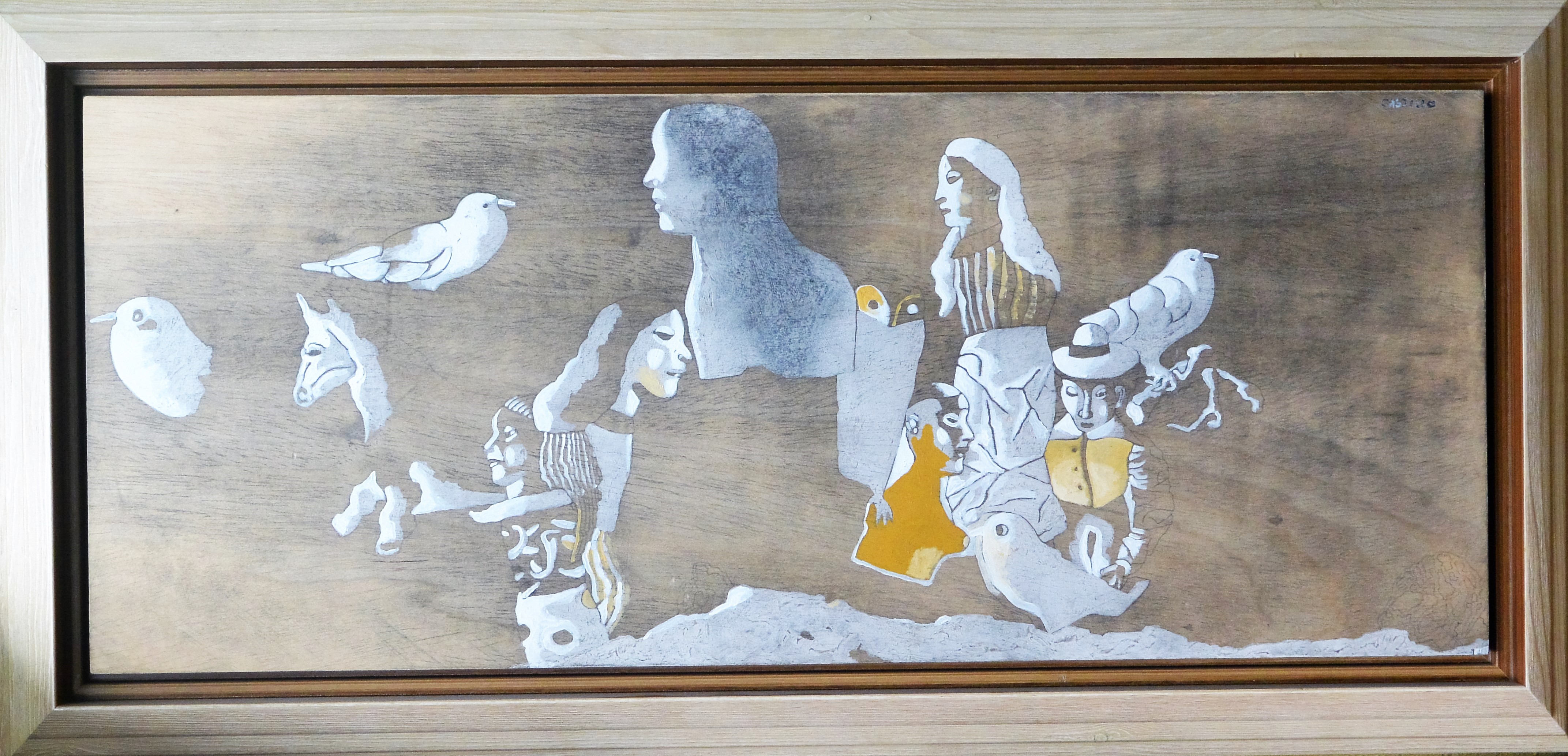 Jorge Castillo - "Personajes y figuras" pintura acrílico tablex ...