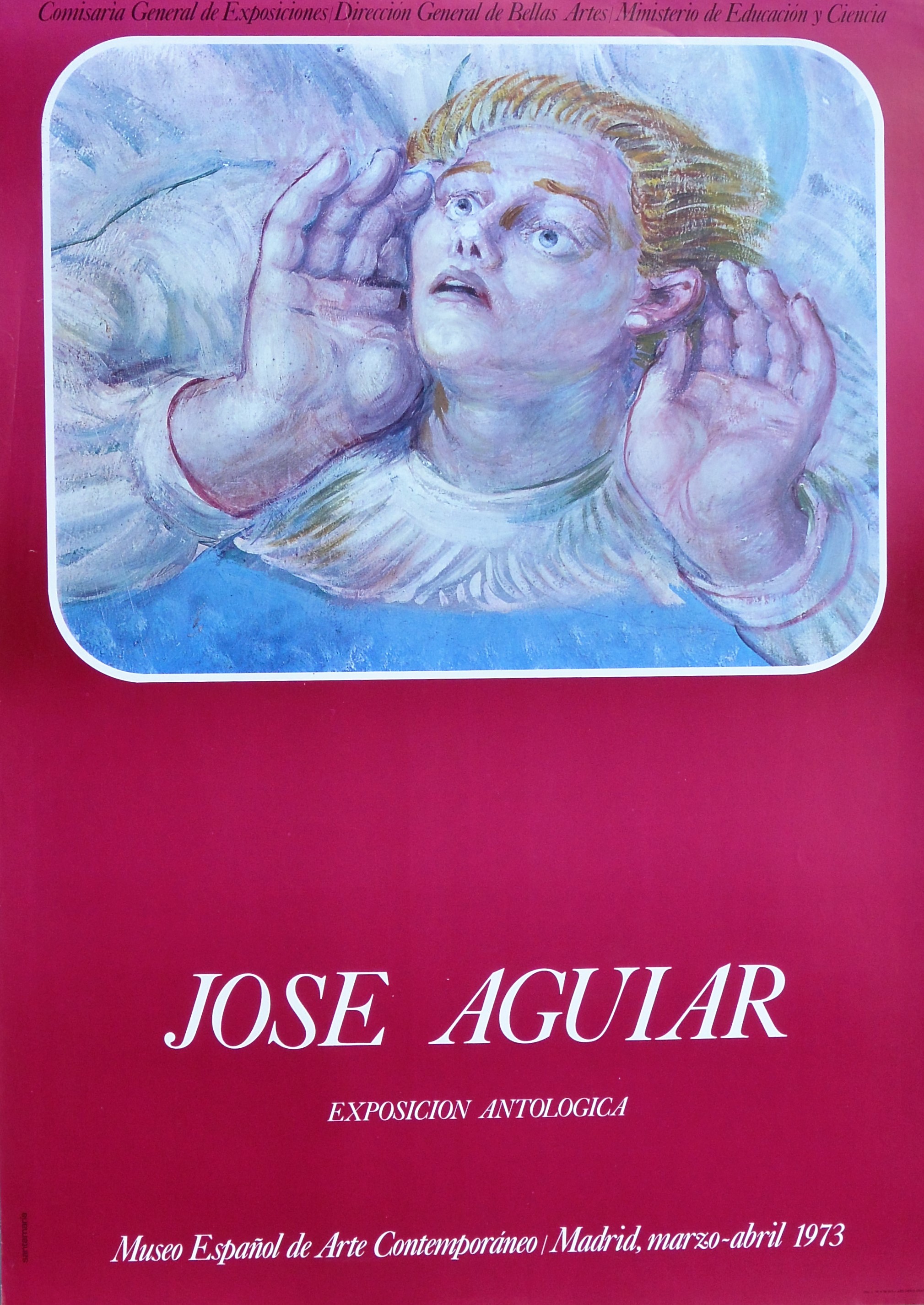 José Aguiar - "Museo Español de Arte Contemporaneo" cartel original ...