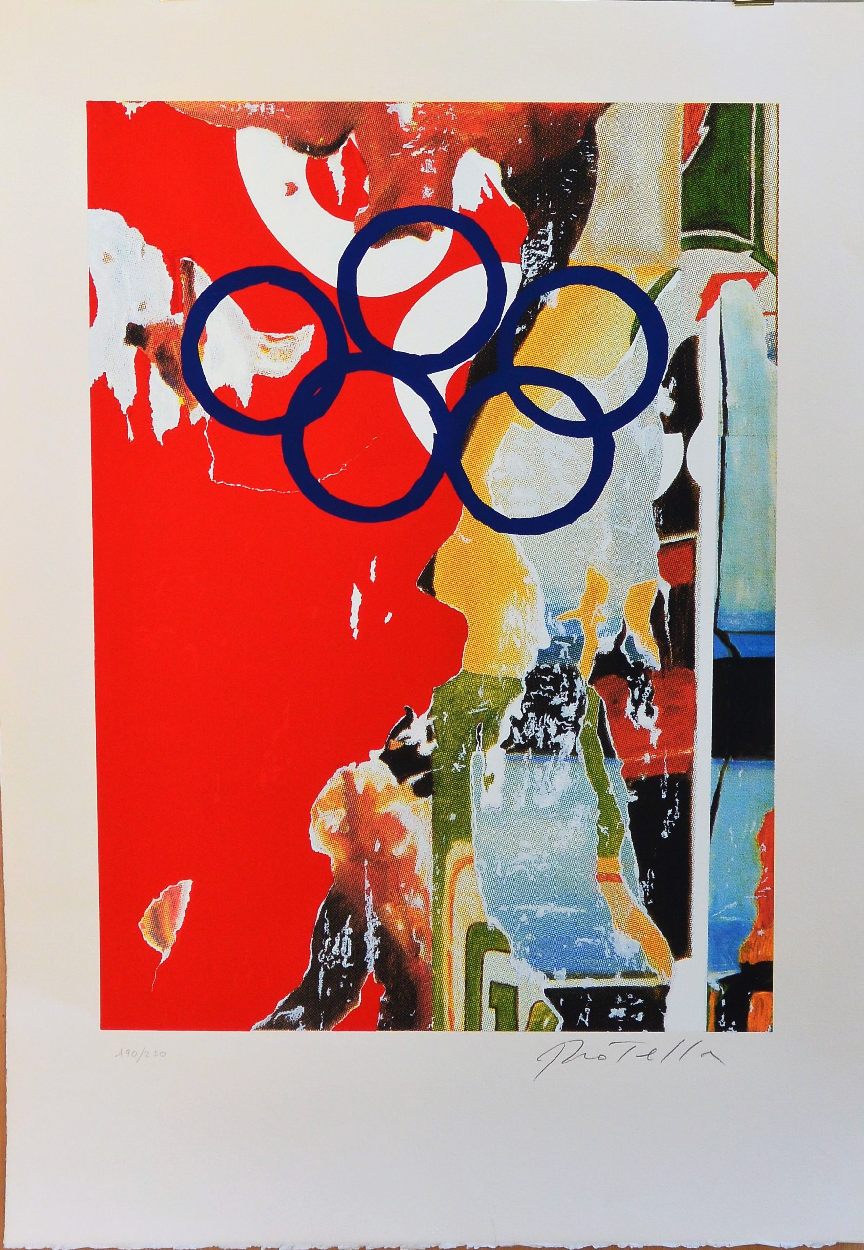 Mimmo Rotella - "Suite Olympic Centenial 1992" litografía - El Marco ...