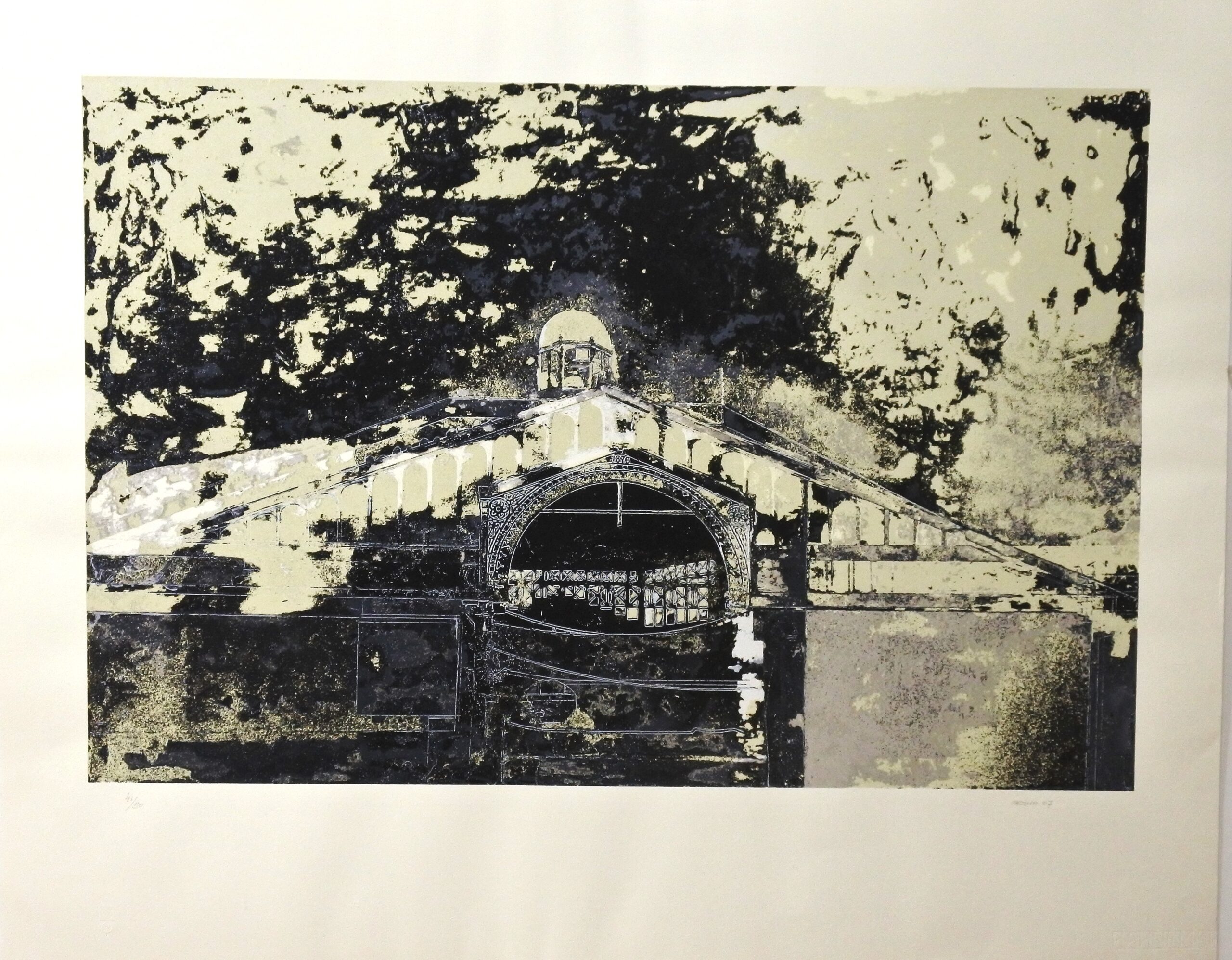 Jorge Castillo - "Barcelona, Mercado del Borne II" serigrafía - El ...