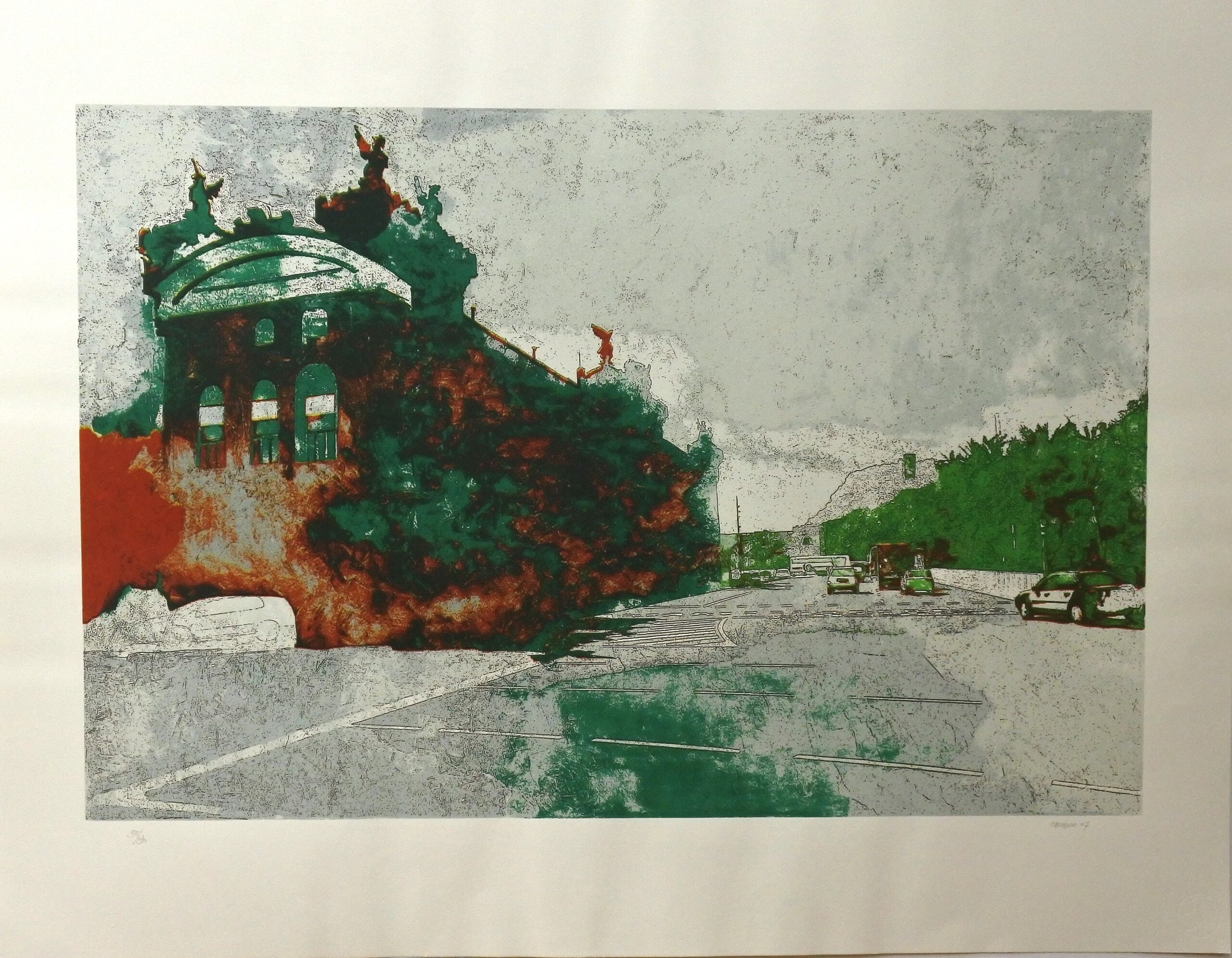 Jorge Castillo - "Barcelona, Puerto Viejo I" serigrafía - El Marco ...