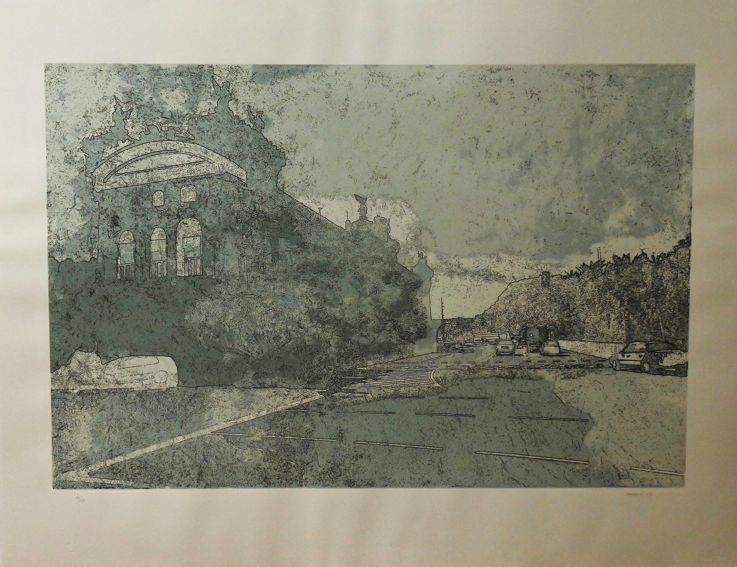 Jorge Castillo - "Barcelona, Puerto Viejo II" serigrafía - El Marco ...