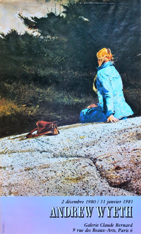 Andrew Wyeth - "Helga Testorf seated" cartel original exposición en ...