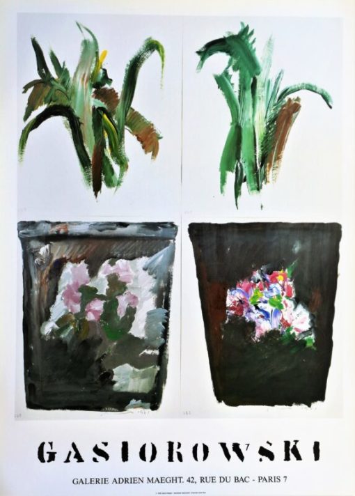 Gèrard Gasiorowski - "Pot de Fleurs 221-222" cartel original editado ...