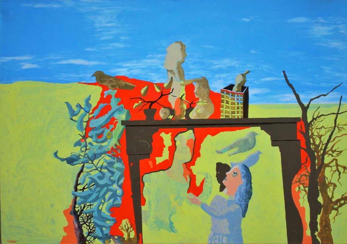 Jorge Castillo - "Percepción y presencias" pintura acrílico y griffin ...