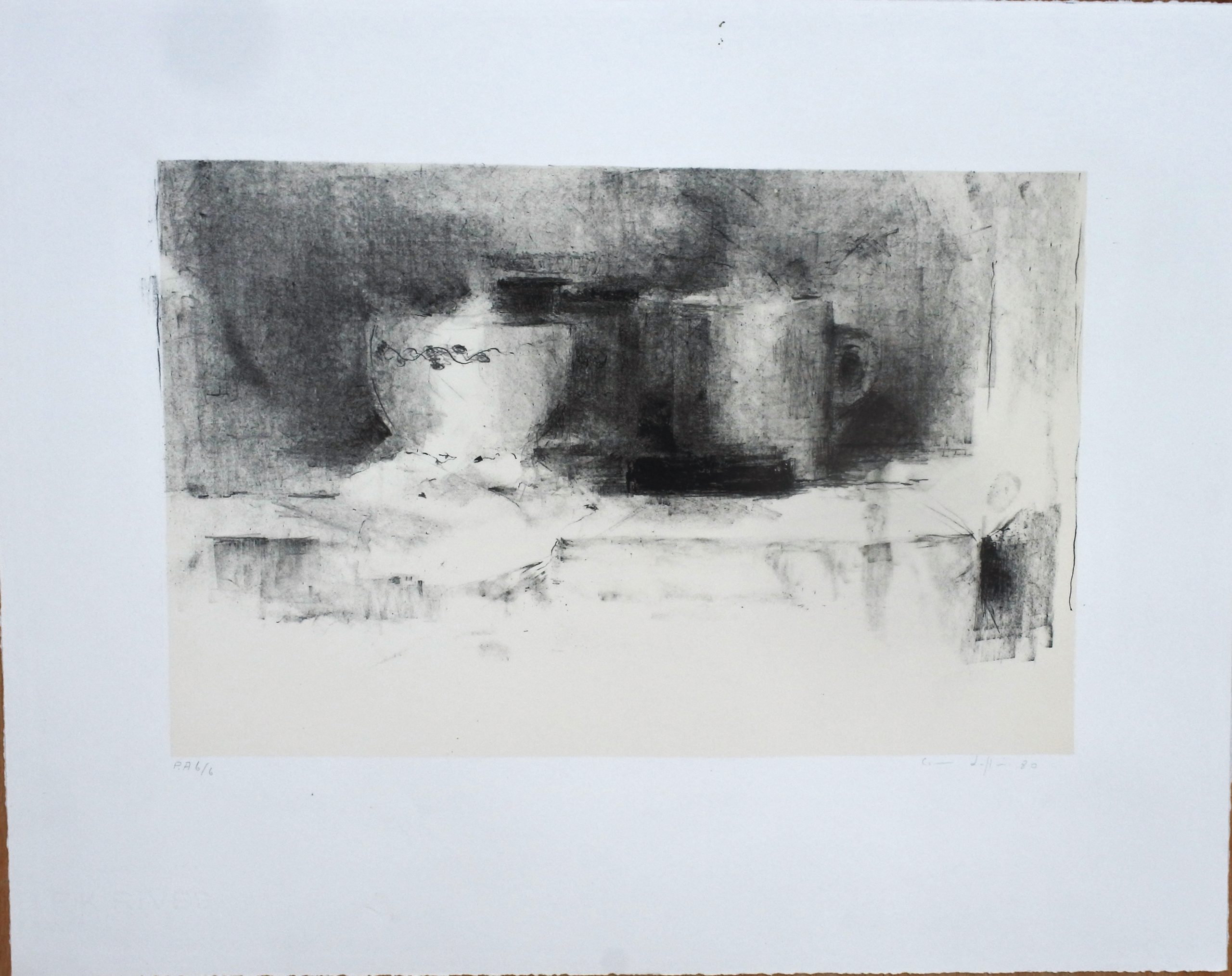 Carmen Laffon - "Bodegón con azucarero y taza" litografía - El Marco ...