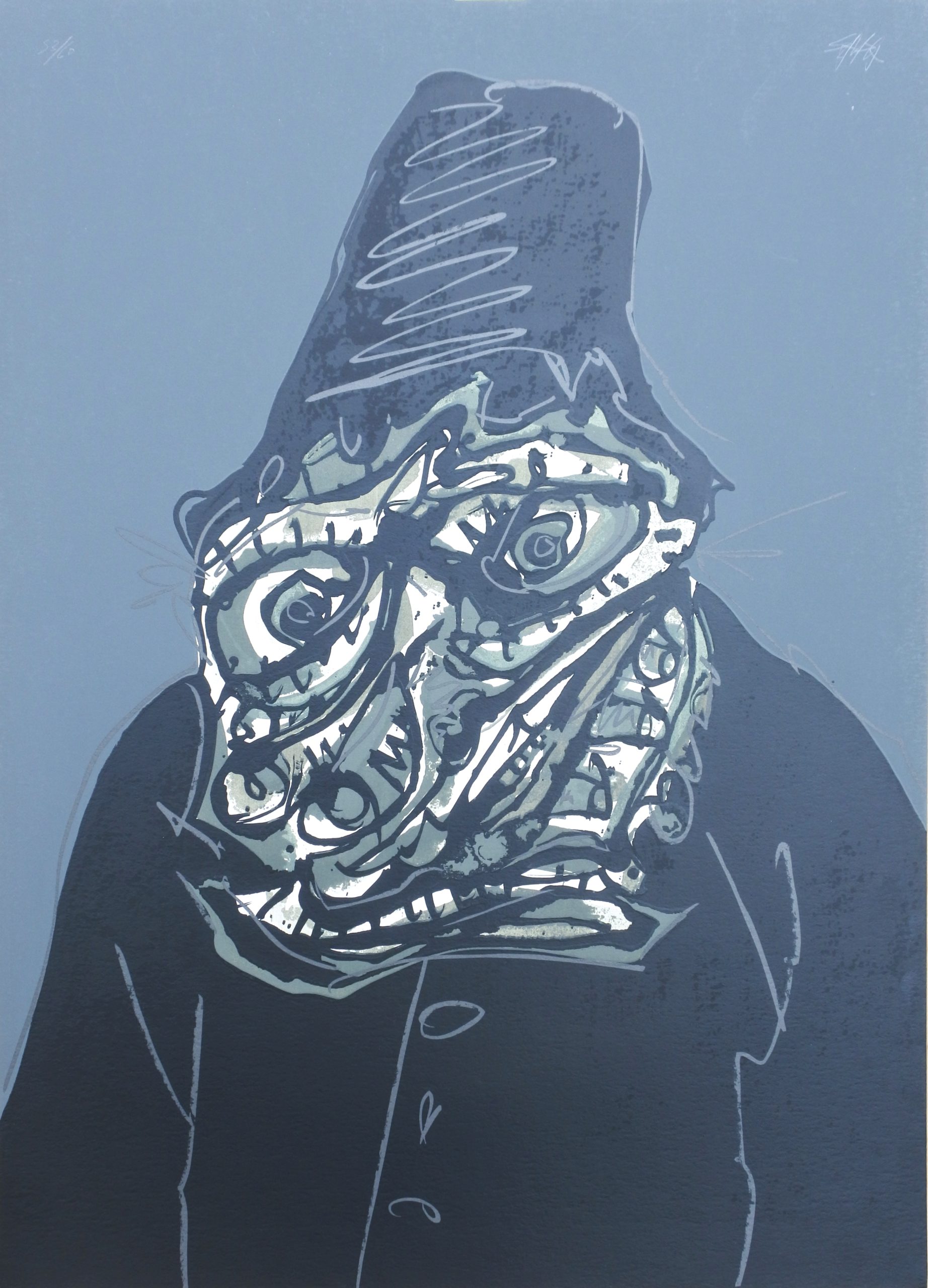 Antonio Saura - "The king IV, retrato imaginario de Felipe II ...