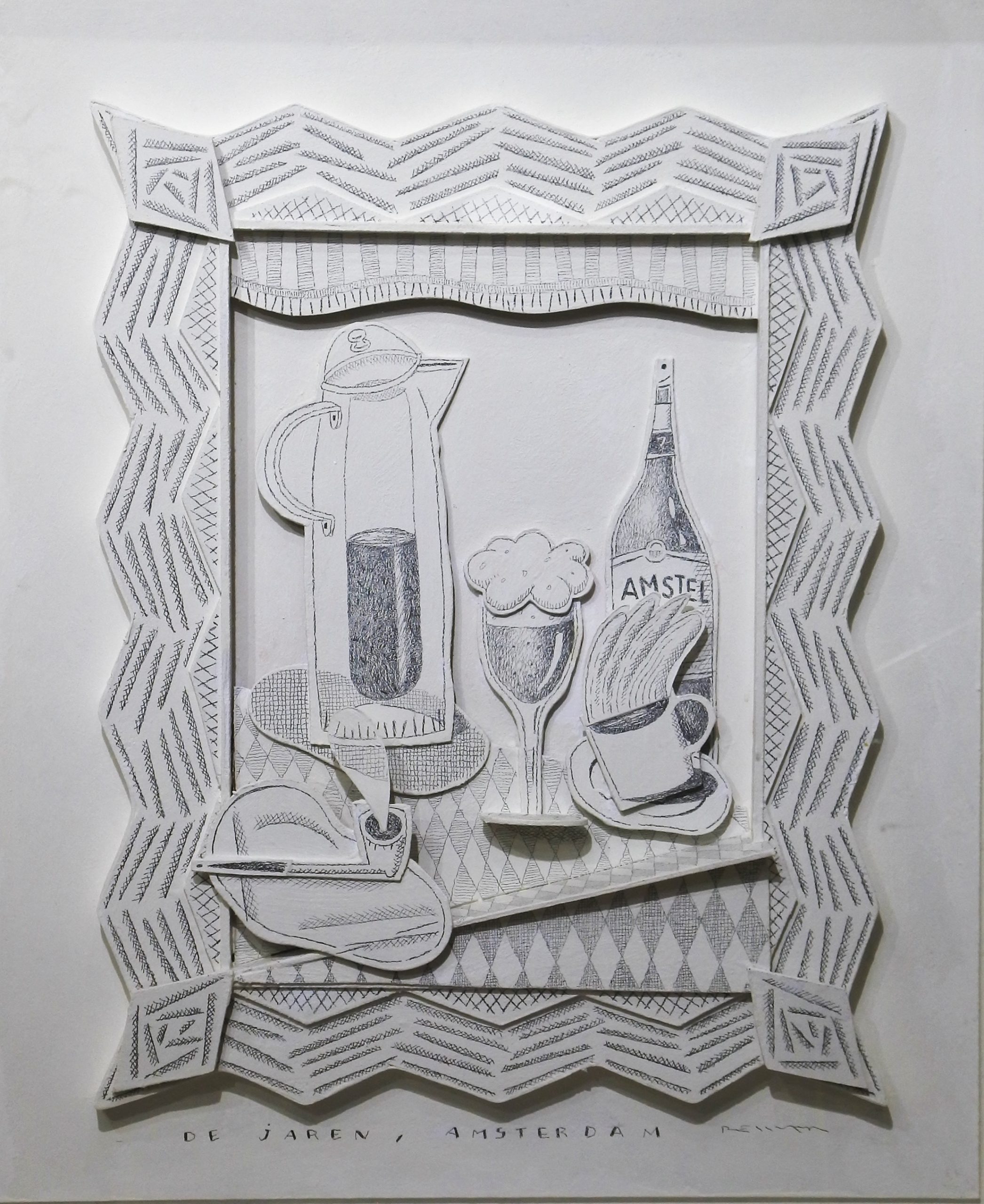 Fernando Bellver - "De Jaren, Amsterdam" Composición tridimensional con ...