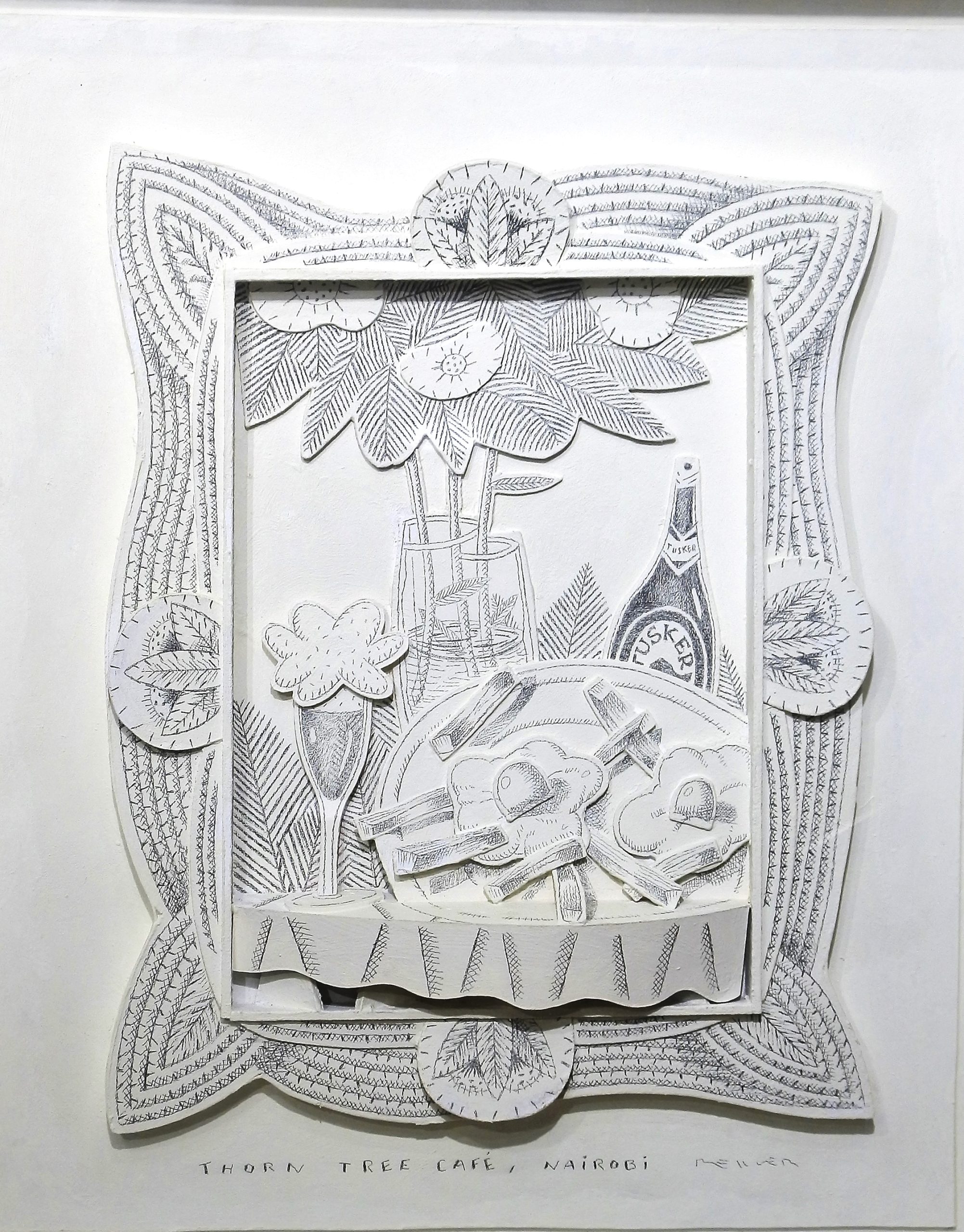 Fernando Bellver - "Thorn Tree Café" Nairobi, Composición ...