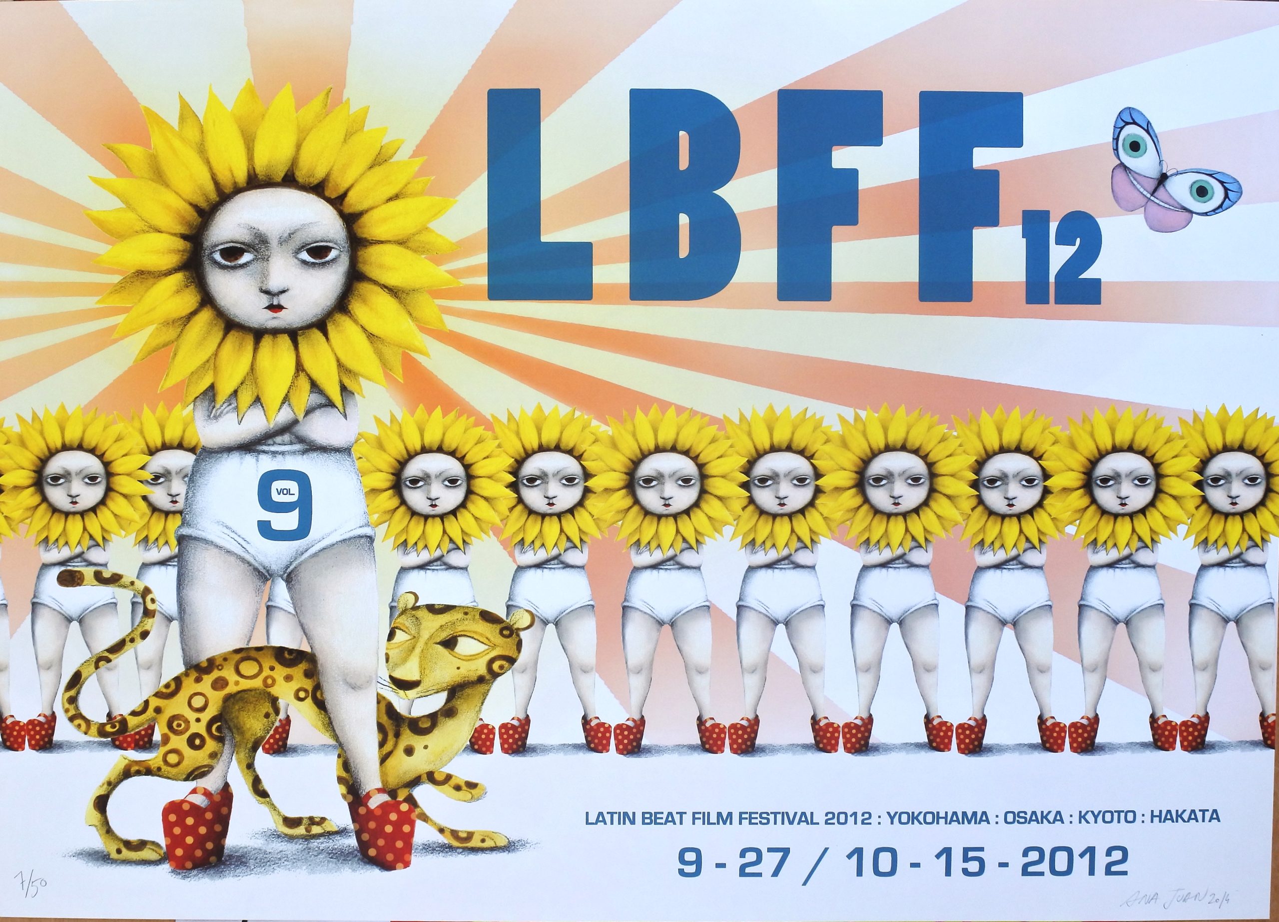 Ana Juan - "Latin Beat Festival 2012" cartel litográfico original - El ...