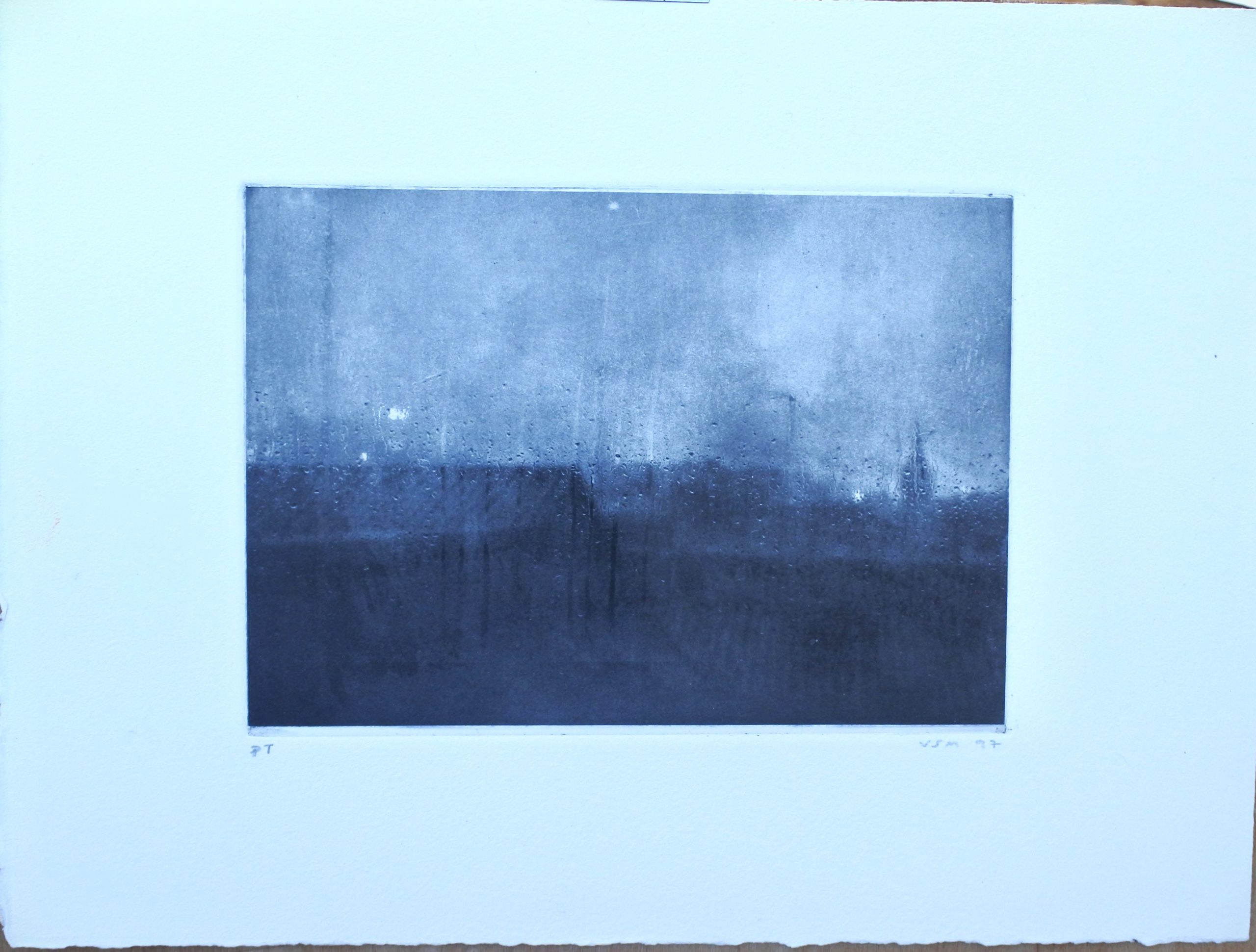 Isabel Muñoz - "Lluvia tras el cristal" heliograbado - El Marco Verde ...