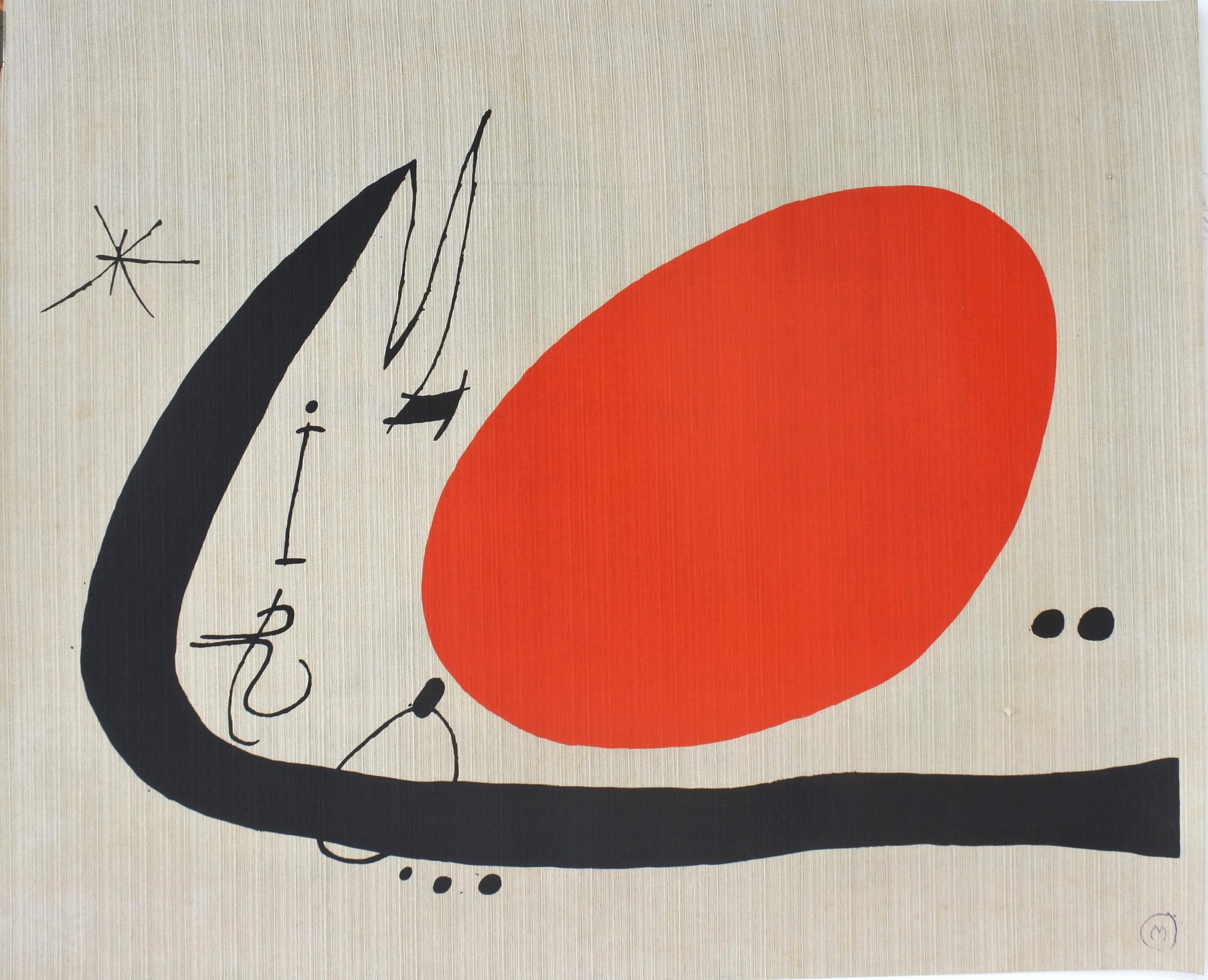 Joan Miró - "Ma de Proverbis" 1970, litografía, edición limitada sobre ...
