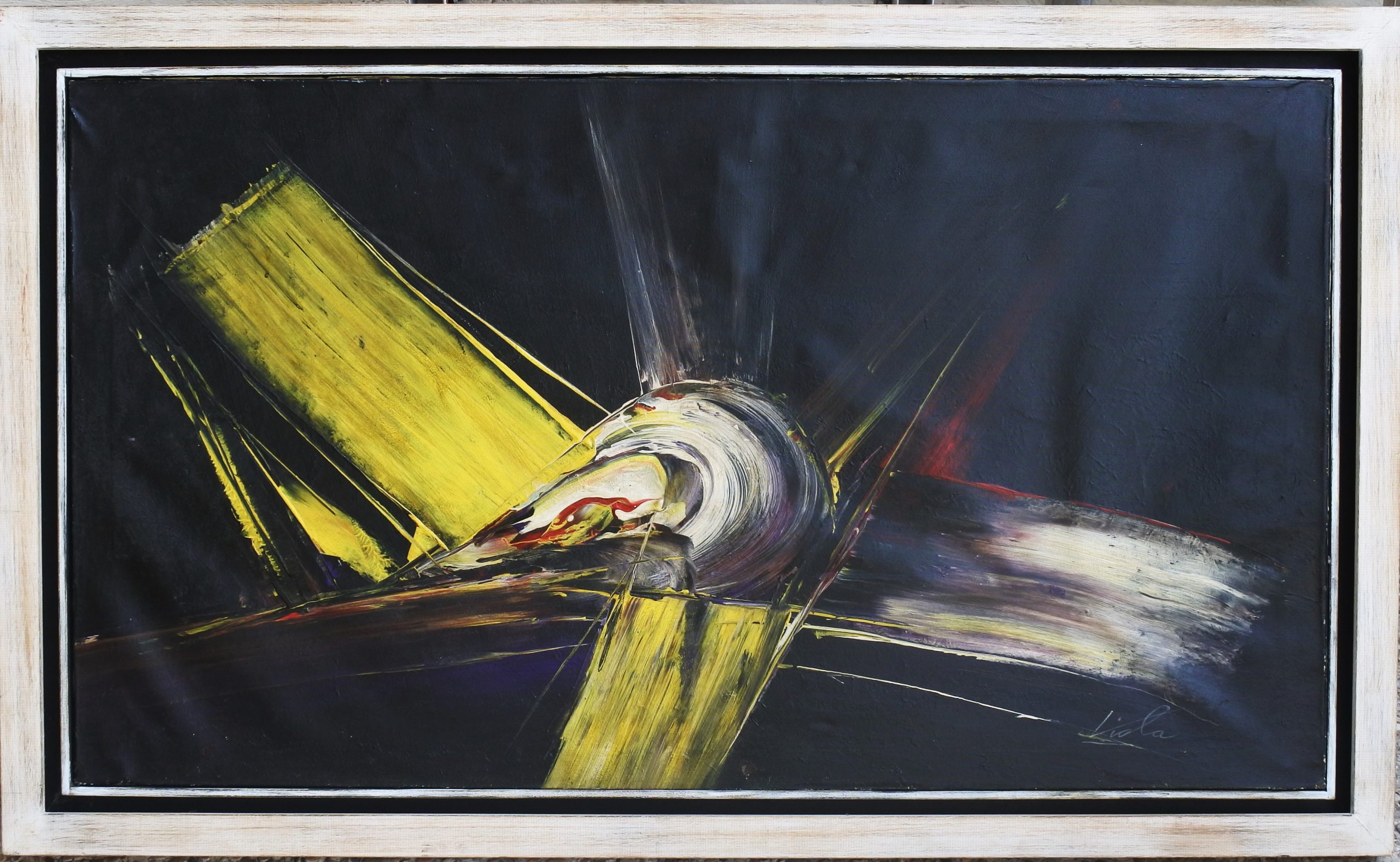 Manuel Viola 1968 - "Encuentros" pintura técnica mixta lienzo ...